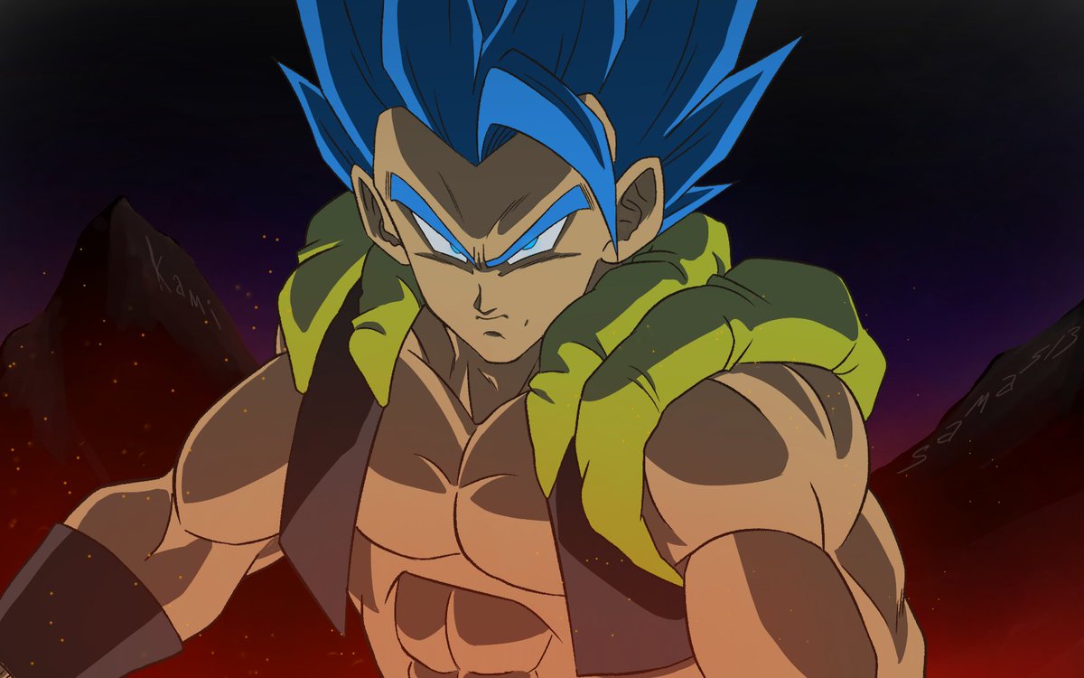 「Gogeta Blue redraw. Inspired by @CELLMAN」|Eegiiのイラスト