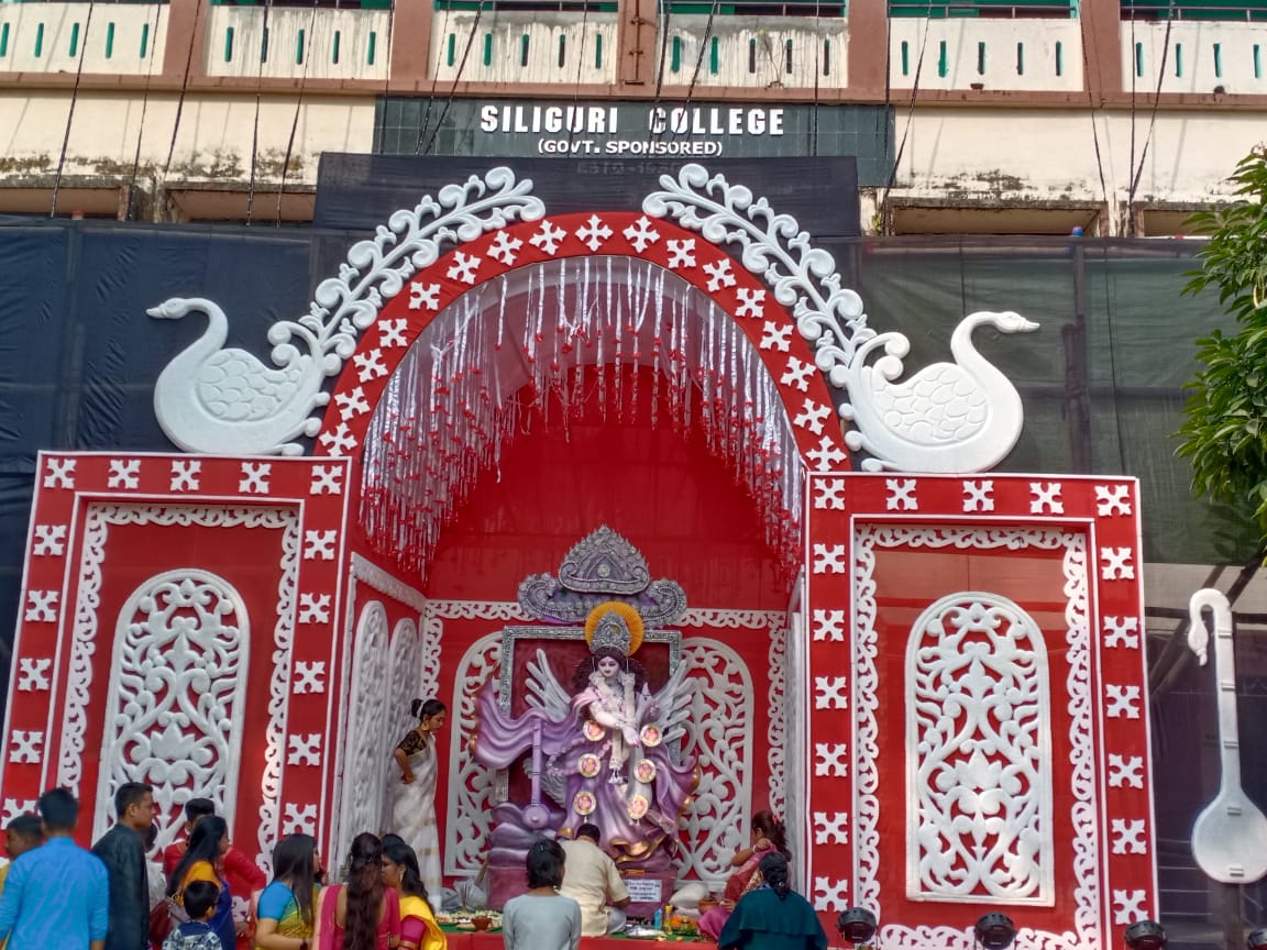 Saraswati Puja Pandal Decoration Ideas