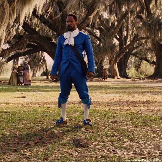 Django Unchained Blue Suit