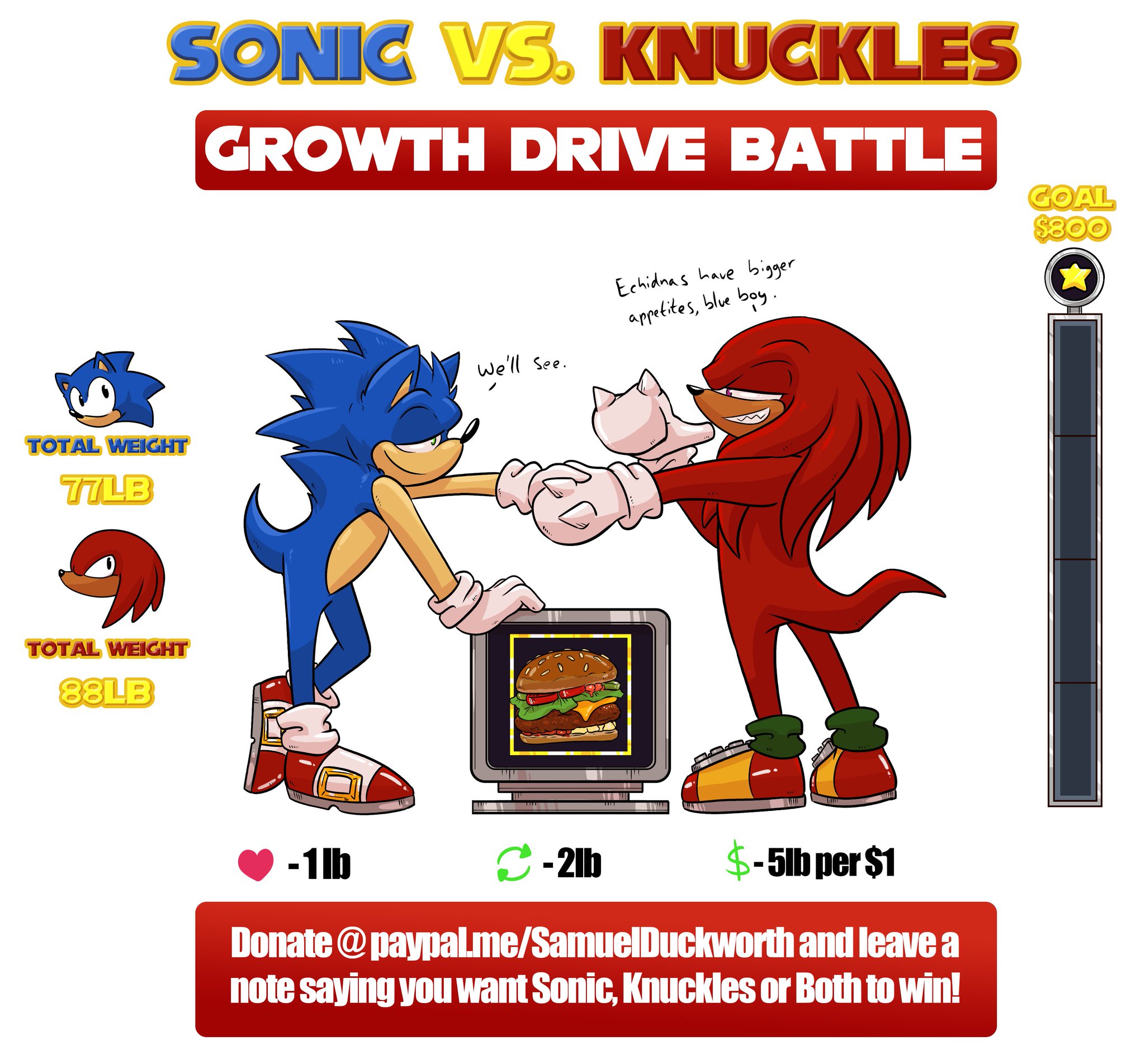 Knuckles Vs Sonic Rap Battle