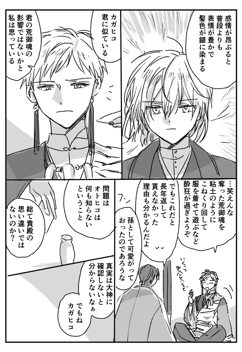 創作BL「【創作BL】龍の花燭3「炫毘古神」 #創作BL #漫画 #龍の花燭 https:」meroricoの漫画