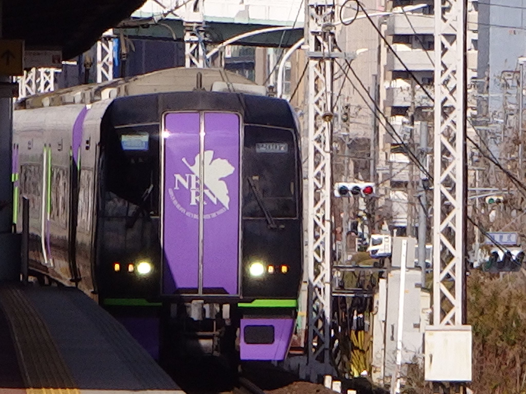 Ruby & Emmeline on Twitter: "名鉄 エヴァンゲリオン特別仕様ミュースカイ 山王駅ホームから、ちょっとタイミングが早かった。 #名古屋…