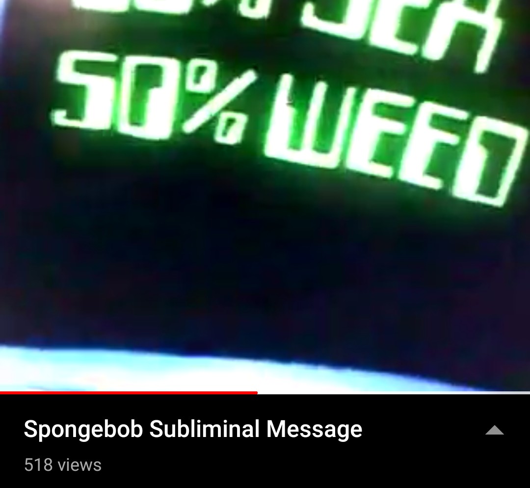 Subliminal Images Spongebob