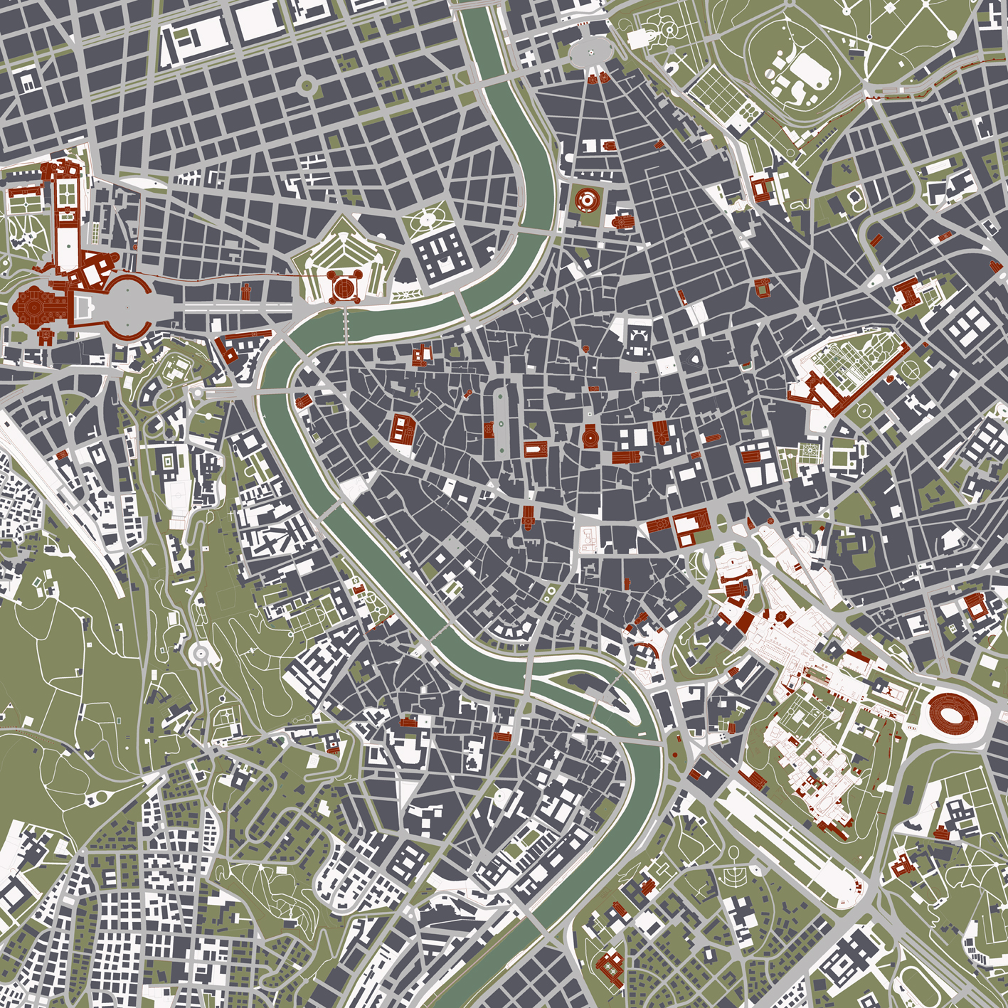 Trastevere Rome Map Pa A History Of Trastevere Rome Across The River