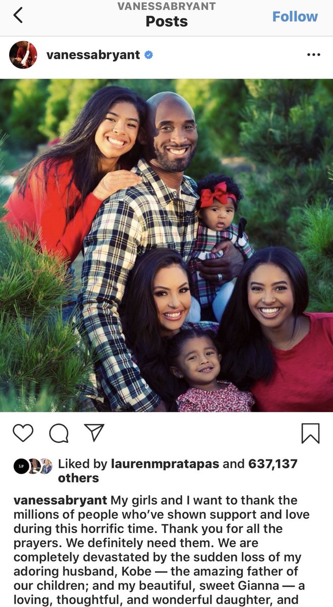 Vanessa Bryant Instagram