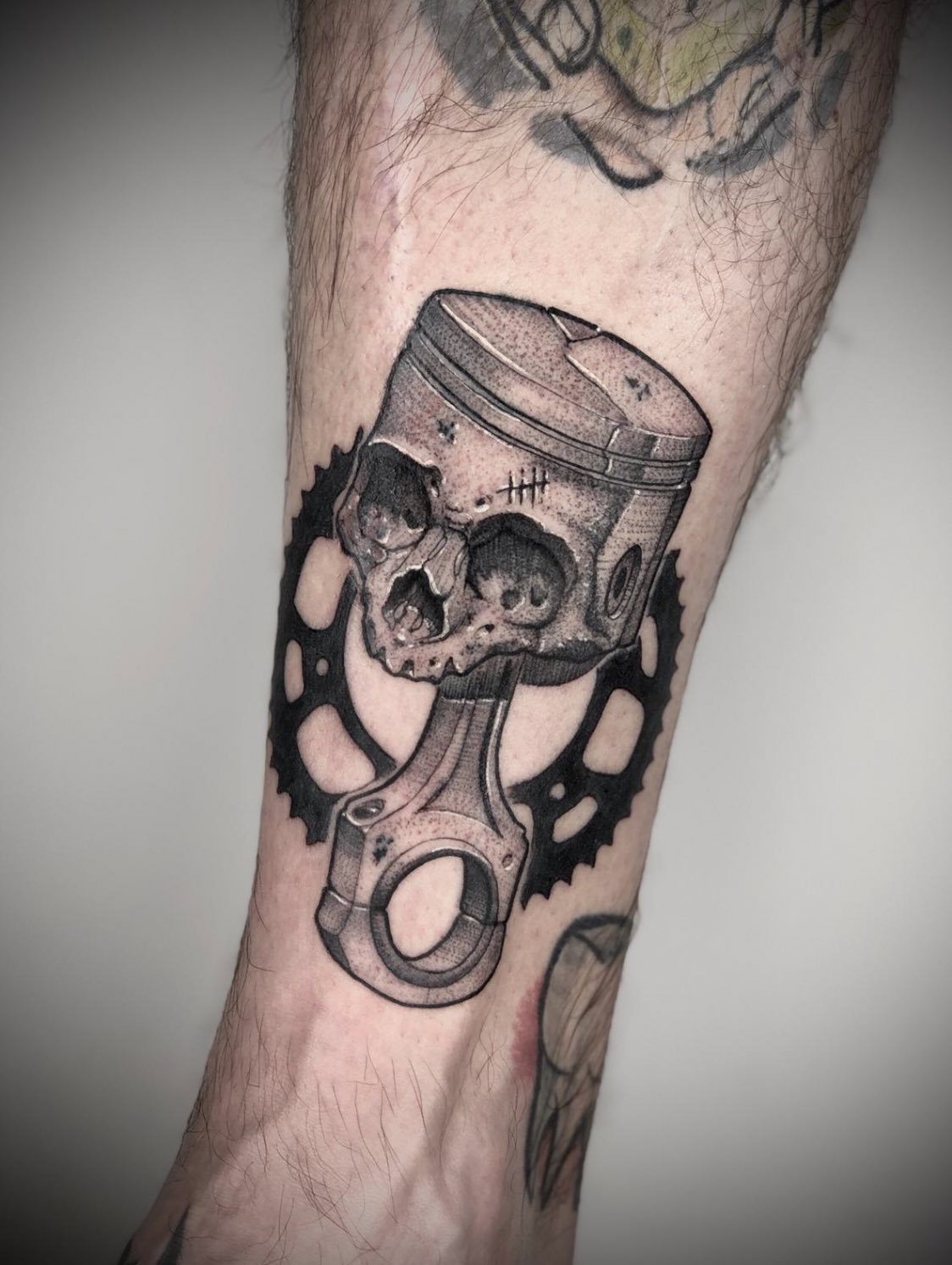 New School Piston Tattoo Designs