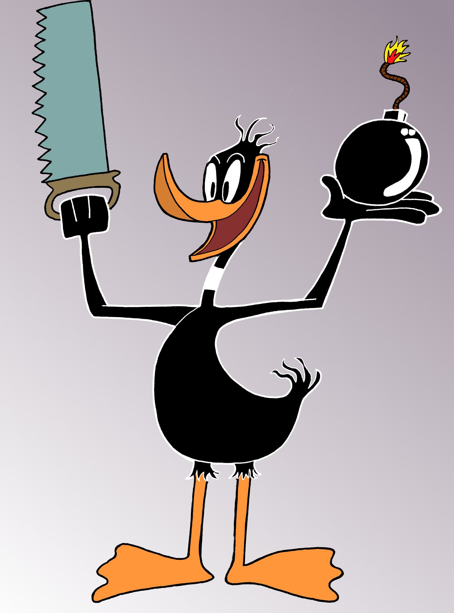 Daffy Duck, Looney Tunes, Cartoon, Drawing, Smiley, Bob, 44% OFF