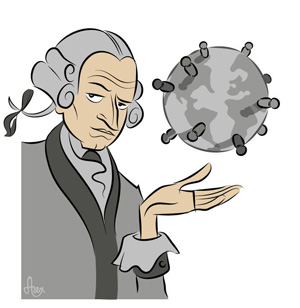 Immanuel Kant Cartoon Vector Kids History Collection Stock, 54% OFF