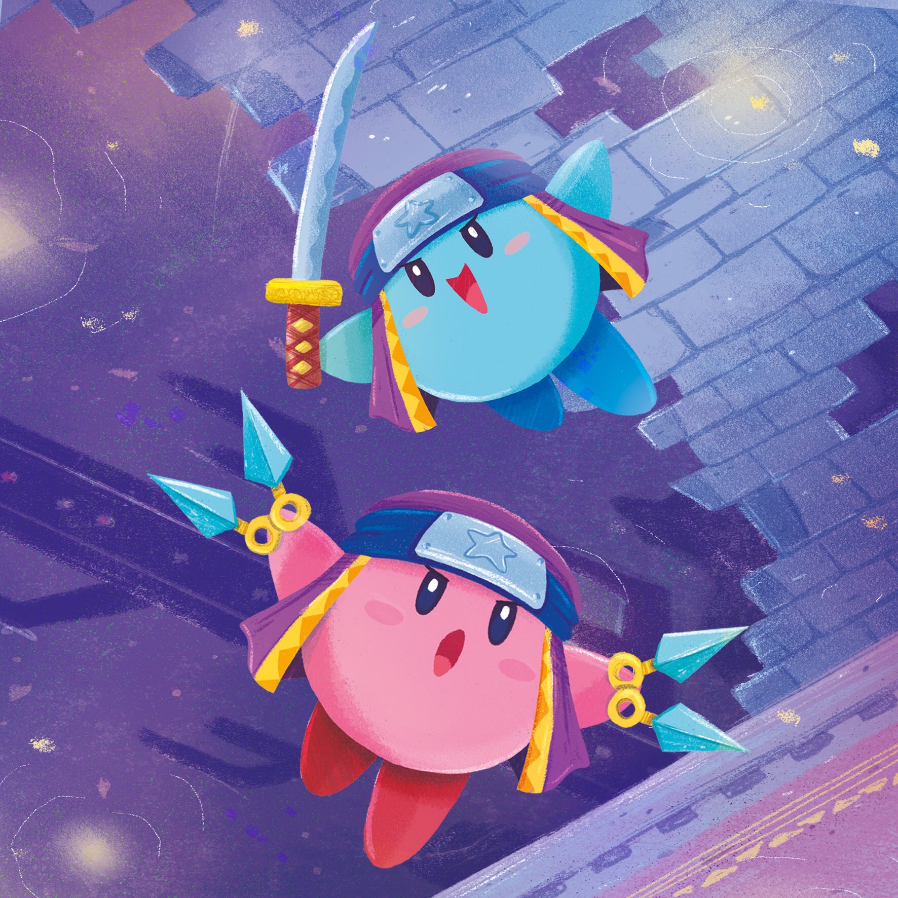 Ninja Kirby Wallpaper