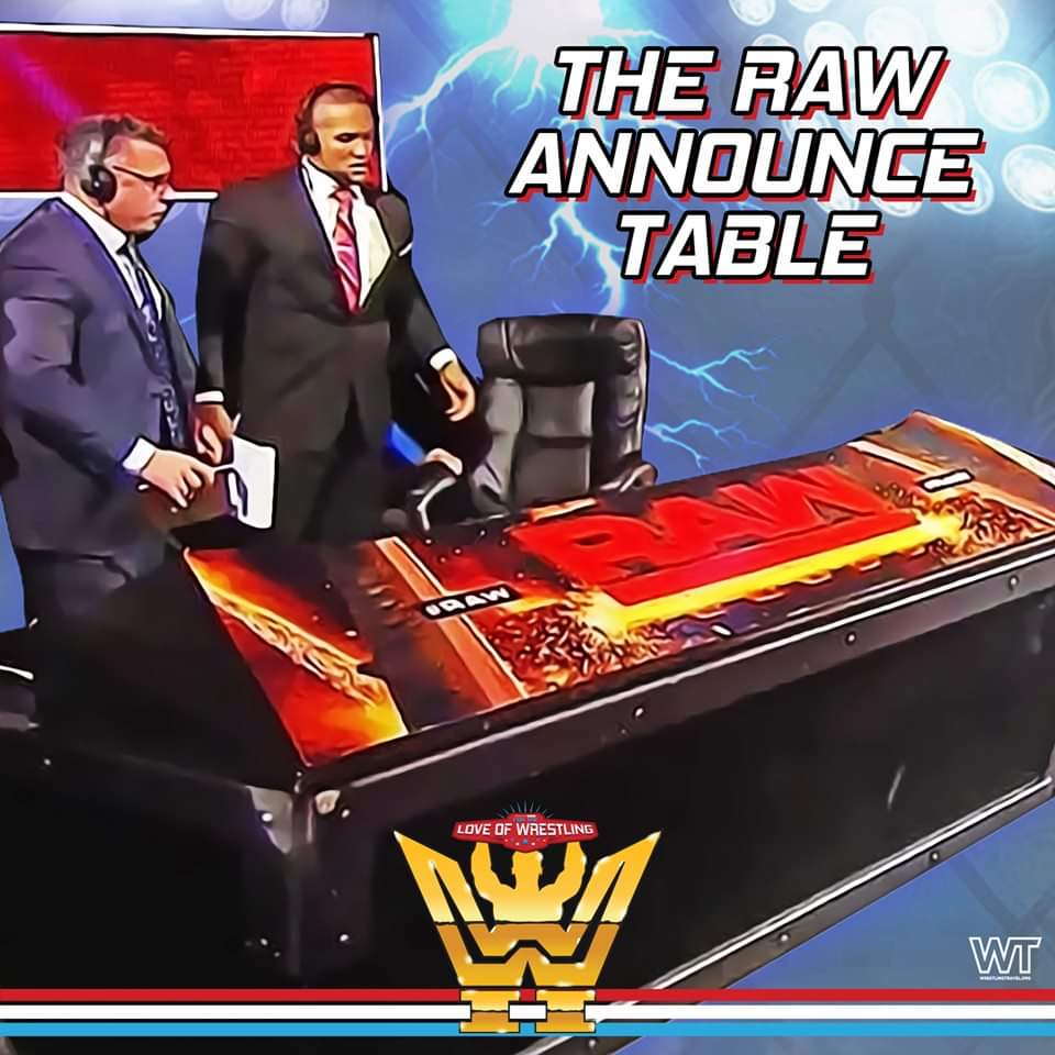 Wwe Toy Announce Table