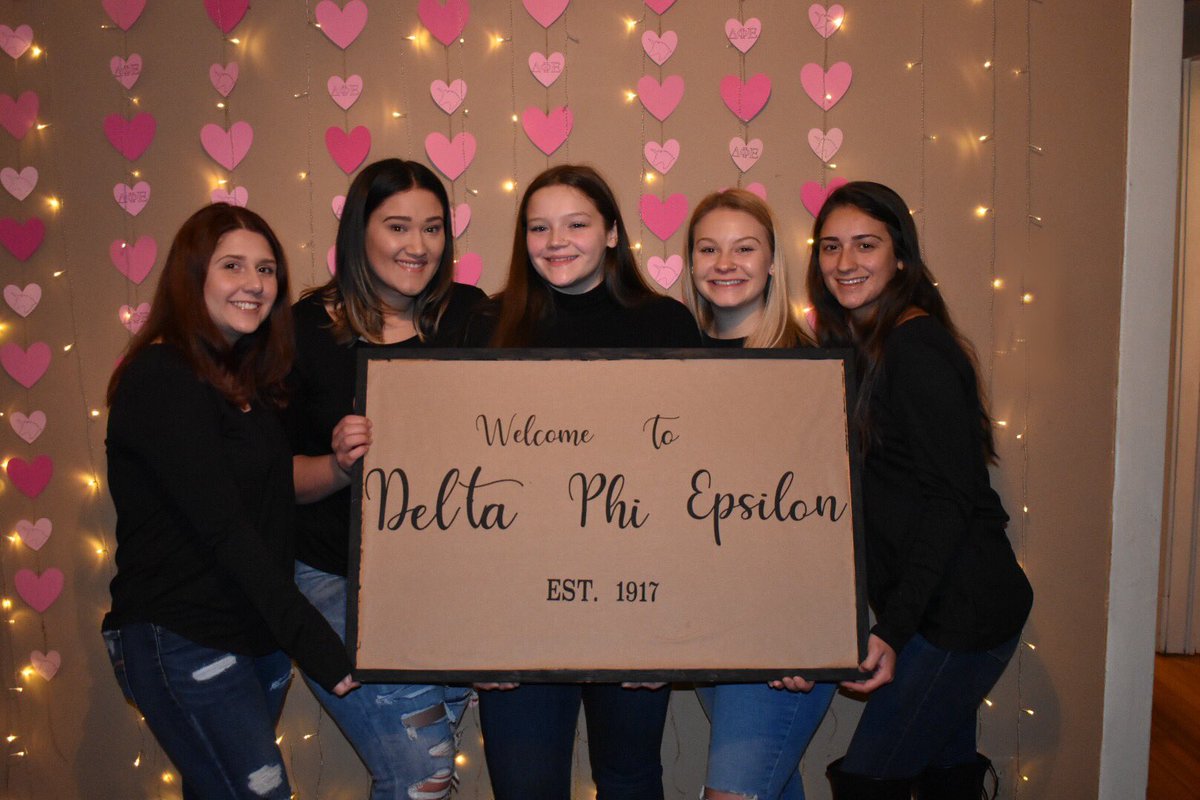 Delta Phi Epsilon Hand Sign