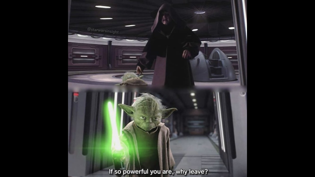 Star Wars Emperor Meme Yes
