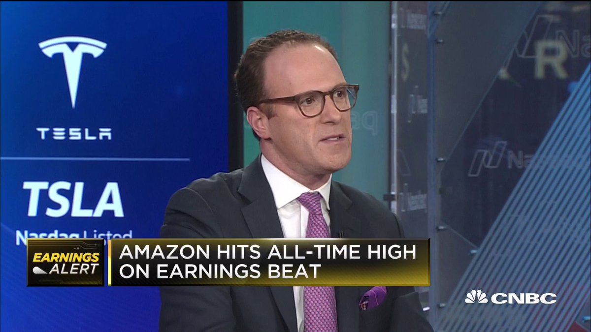 Amazon is spiking after hours on a big earnings beat. Jefferies' Jared ...