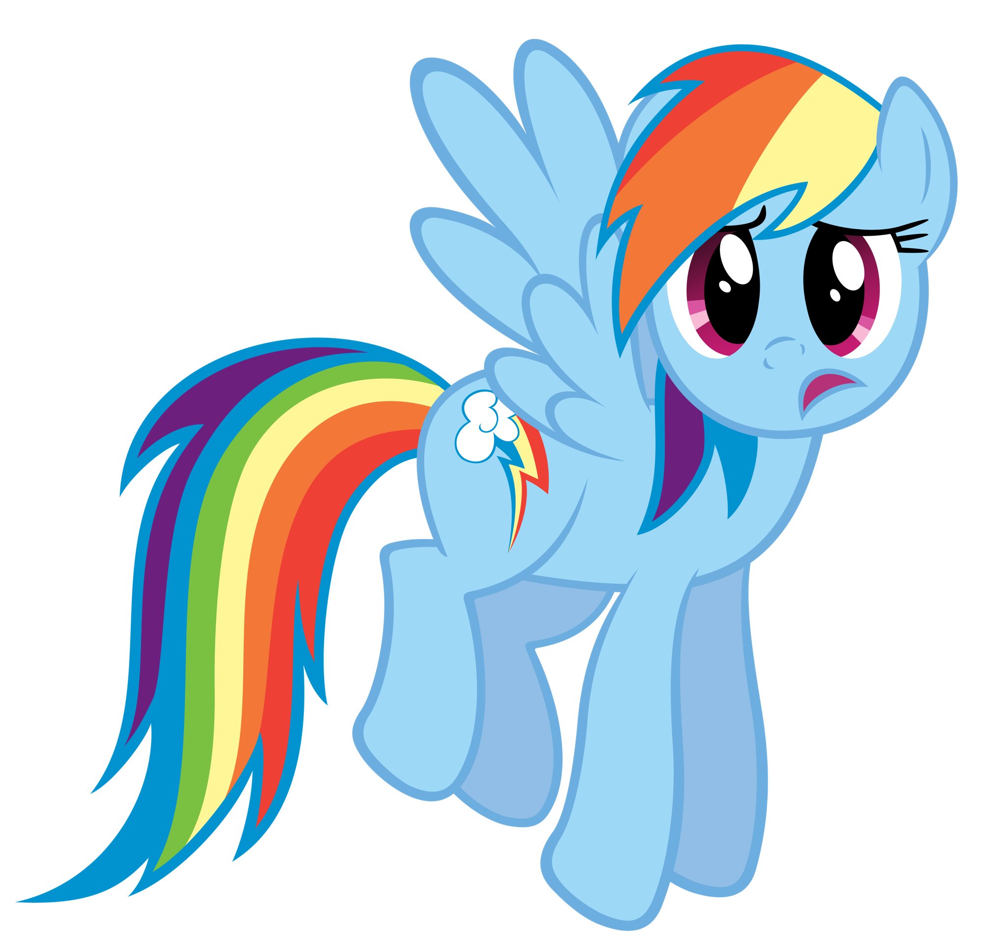 Rainbow Dash Confused