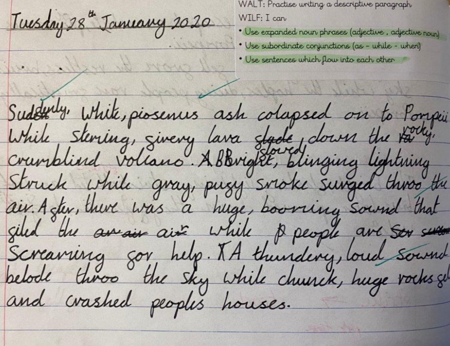 Descriptive Lettering Loud