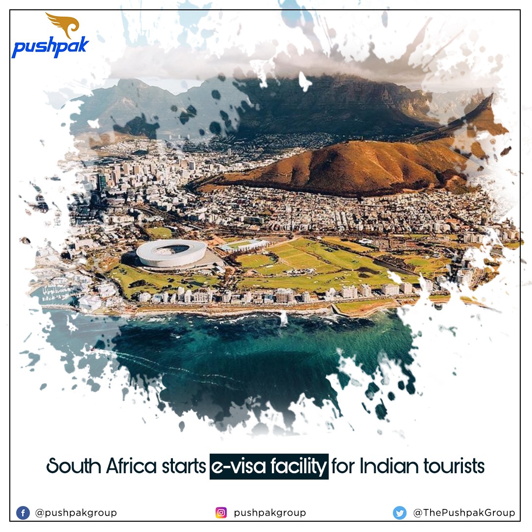 Pushpak Group on Twitter: "Time to rejoice! #SouthAfrica is now offering #eVisa facility to all ...