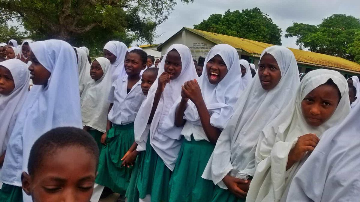 Addressing pupils at my former Primary School, Mokowe Arid Zone, Lamu ...