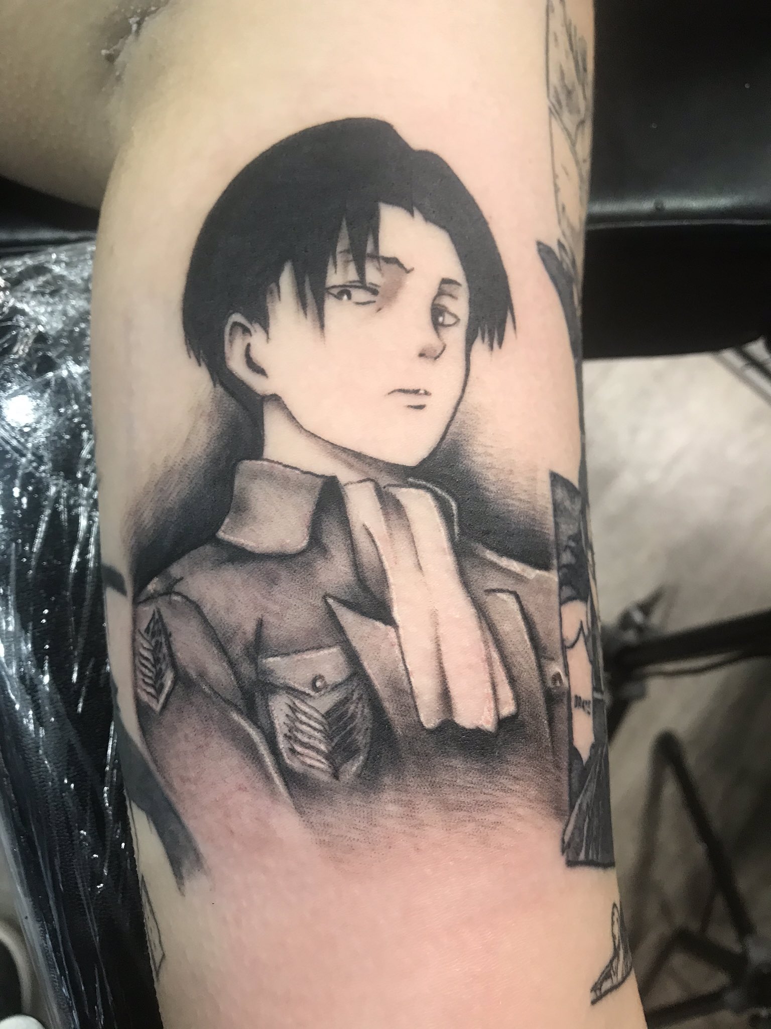 Attack On Titan Levi Tattoo