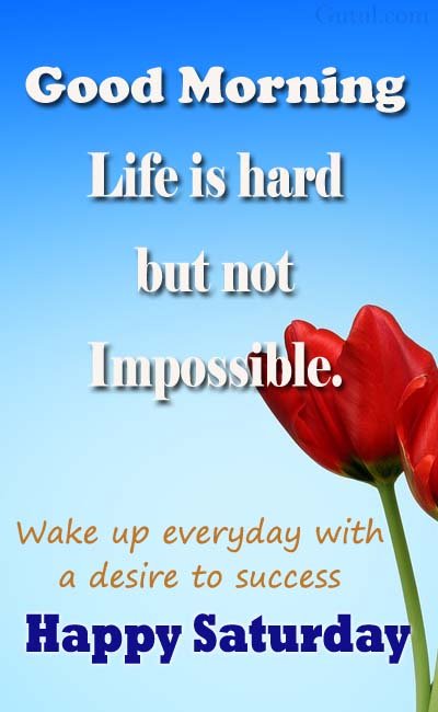 Good Morning Happy Saturday Friends