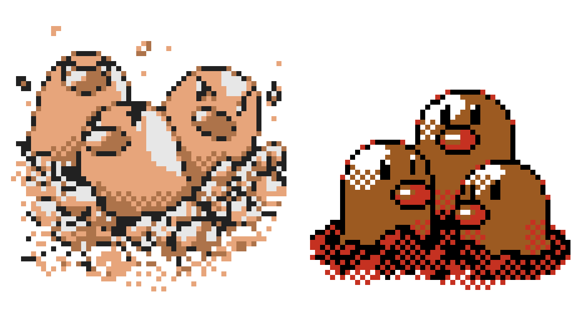 Dugtrio Sprite