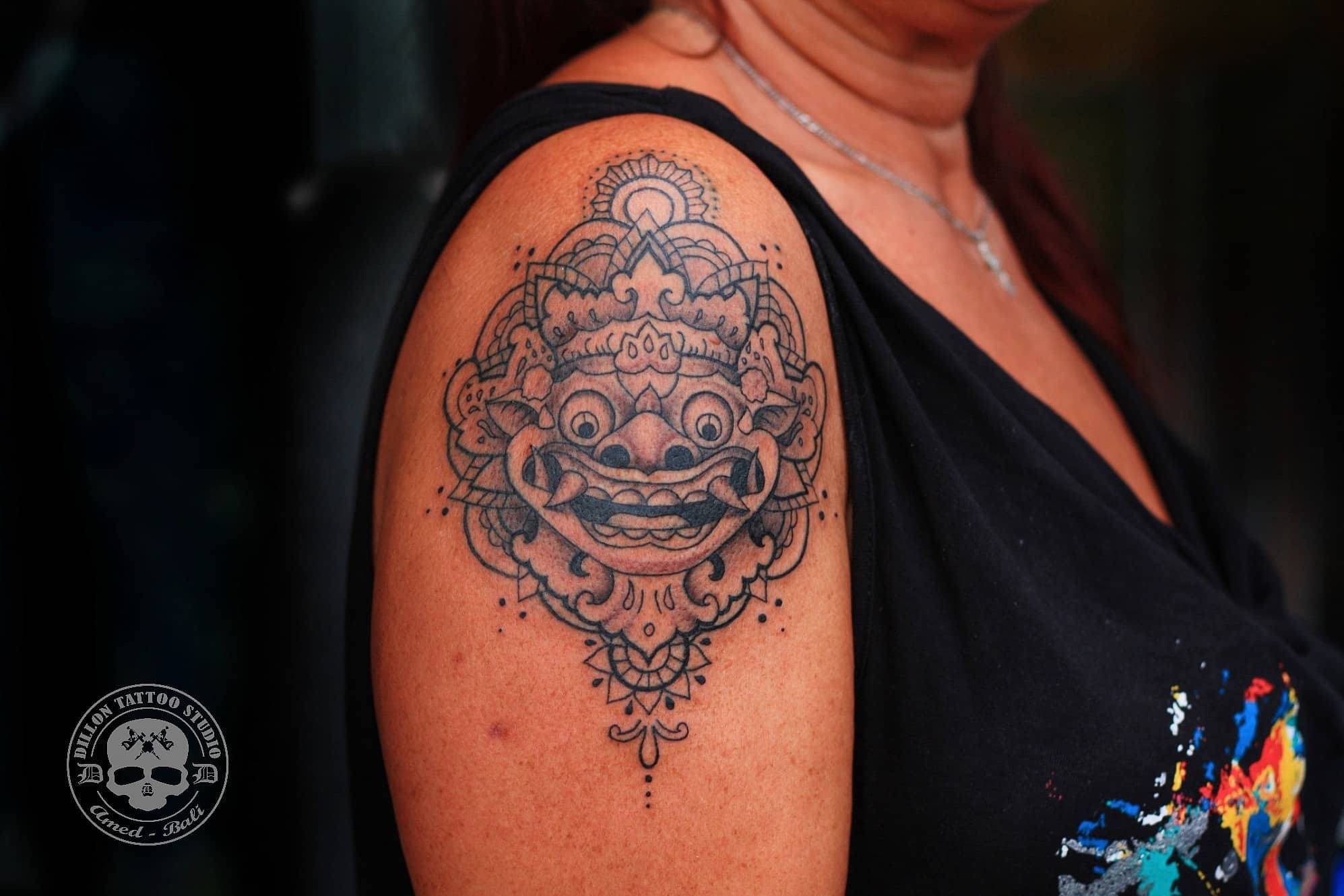Indonesian Mask Tattoos ZY Suttom Culture Indonesian Bali Mask