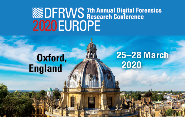DFRWS on Twitter: "We’ve a great program lined up for this year's DFRWS EU conference in Oxford ...
