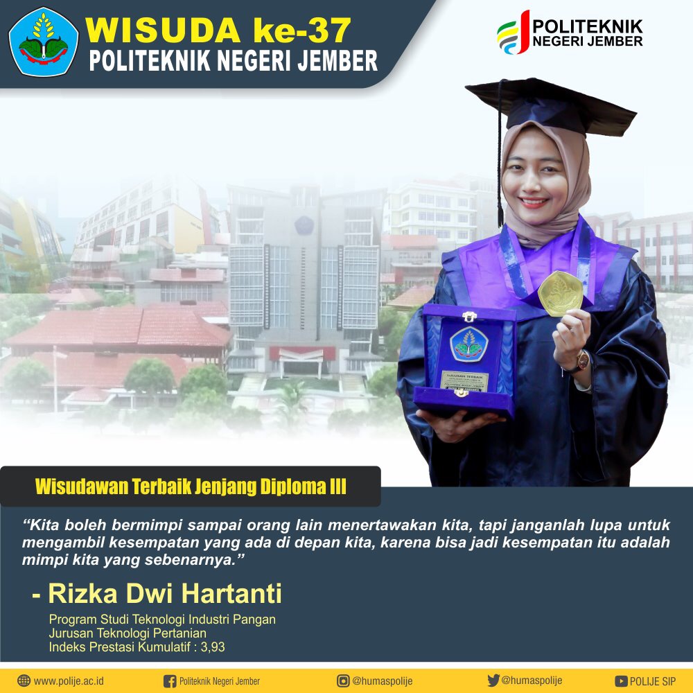 Politeknik Negeri Jember on Twitter: "Hallo sobat Polije!! Berikut Nama-nama Wisudawan terbaik ...