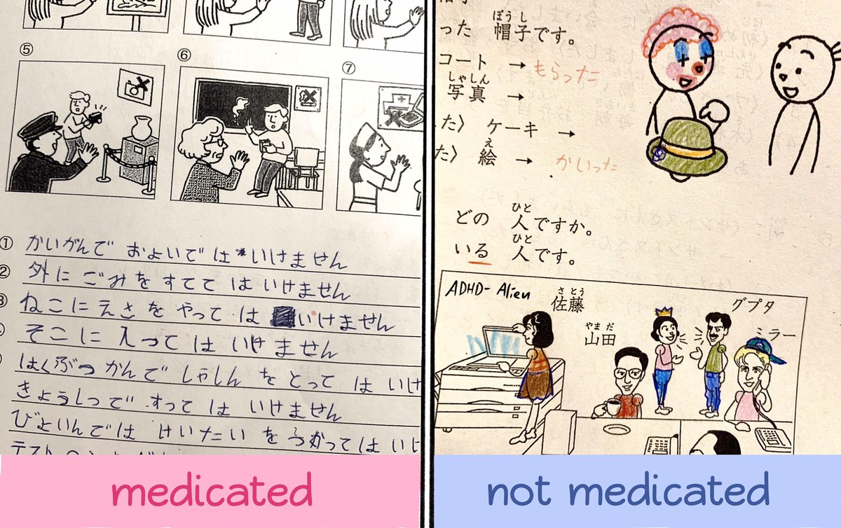 「People: How do you know if your medication works? Me: 」Pina ADHD Alien ...