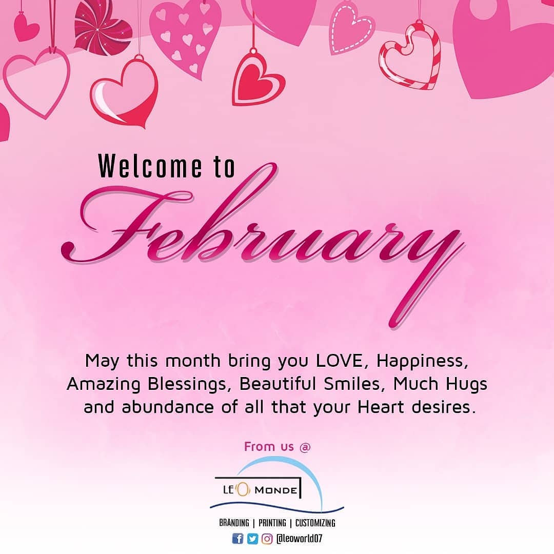 Welcome February