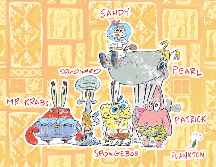 Stephen Hillenburg Artwork
