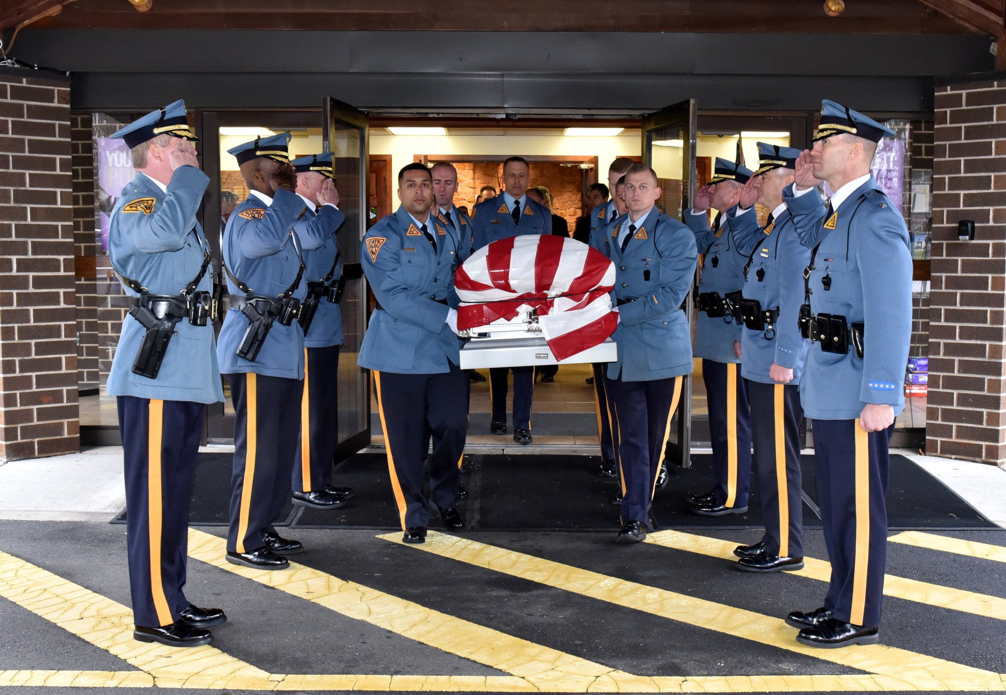 Njsp State Police On Twitter A Final Farewell Yesterday Colonel