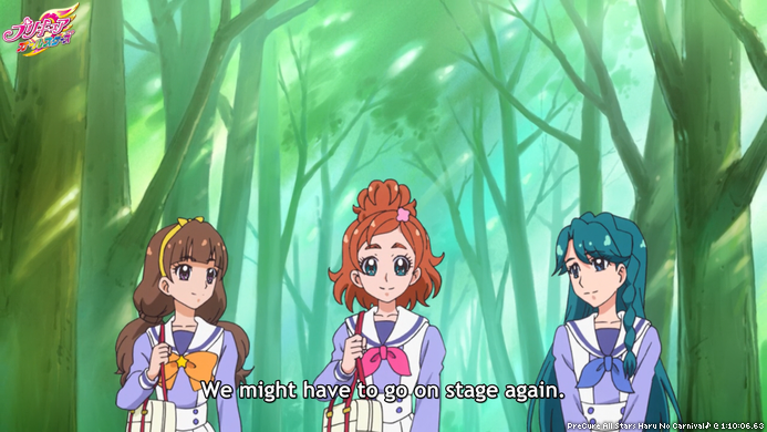 PreCure screenshots on Twitter: "PreCure All Stars Haru No Carnival♪ @ 1:10:06.63 "We might have ...