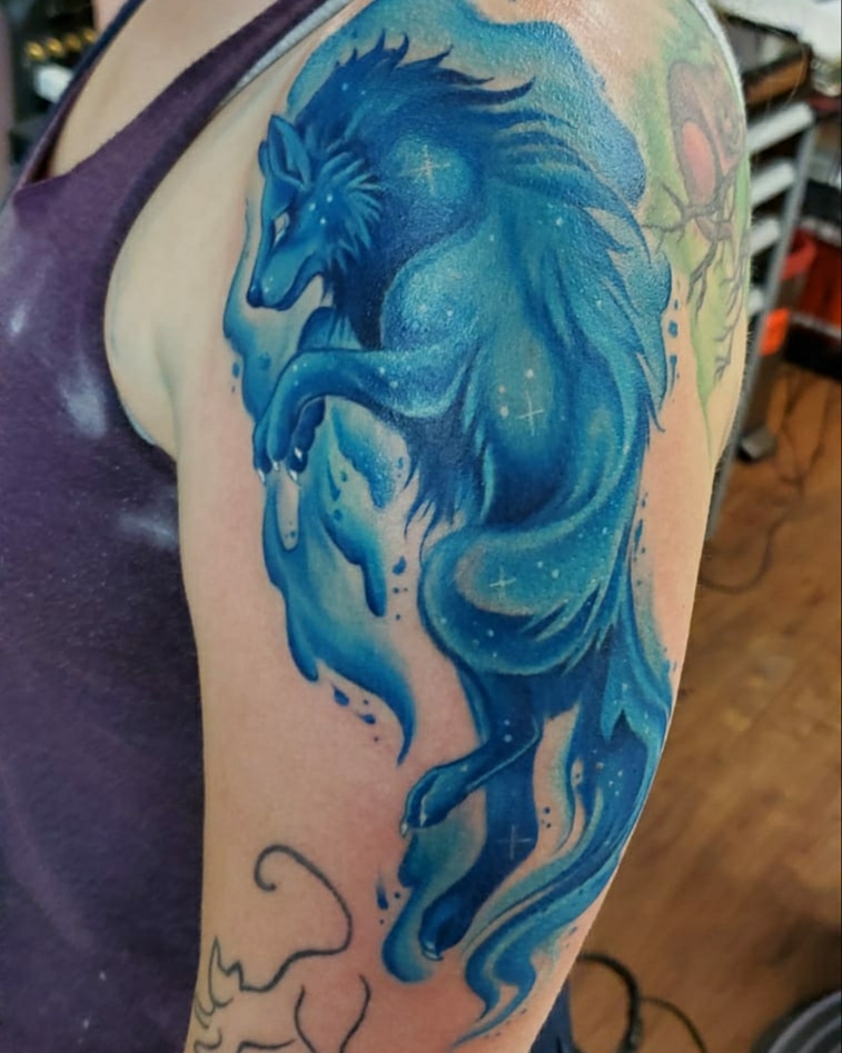 Elemental Water Wolf