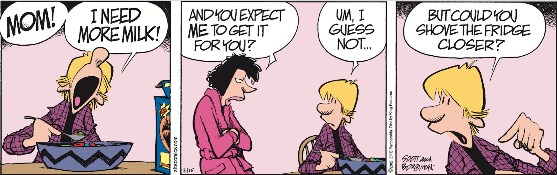 Zits Comics Today July 5, 2015 | Zits Comic, Zits, Funny Comic Strips