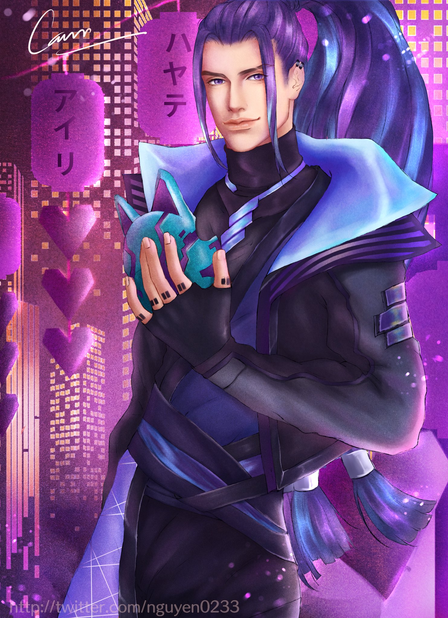 KamZ 💖 Commission open on Twitter: "Fanart Hayate's skin /// #fanart #hayate #airi #aov #Rov # ...