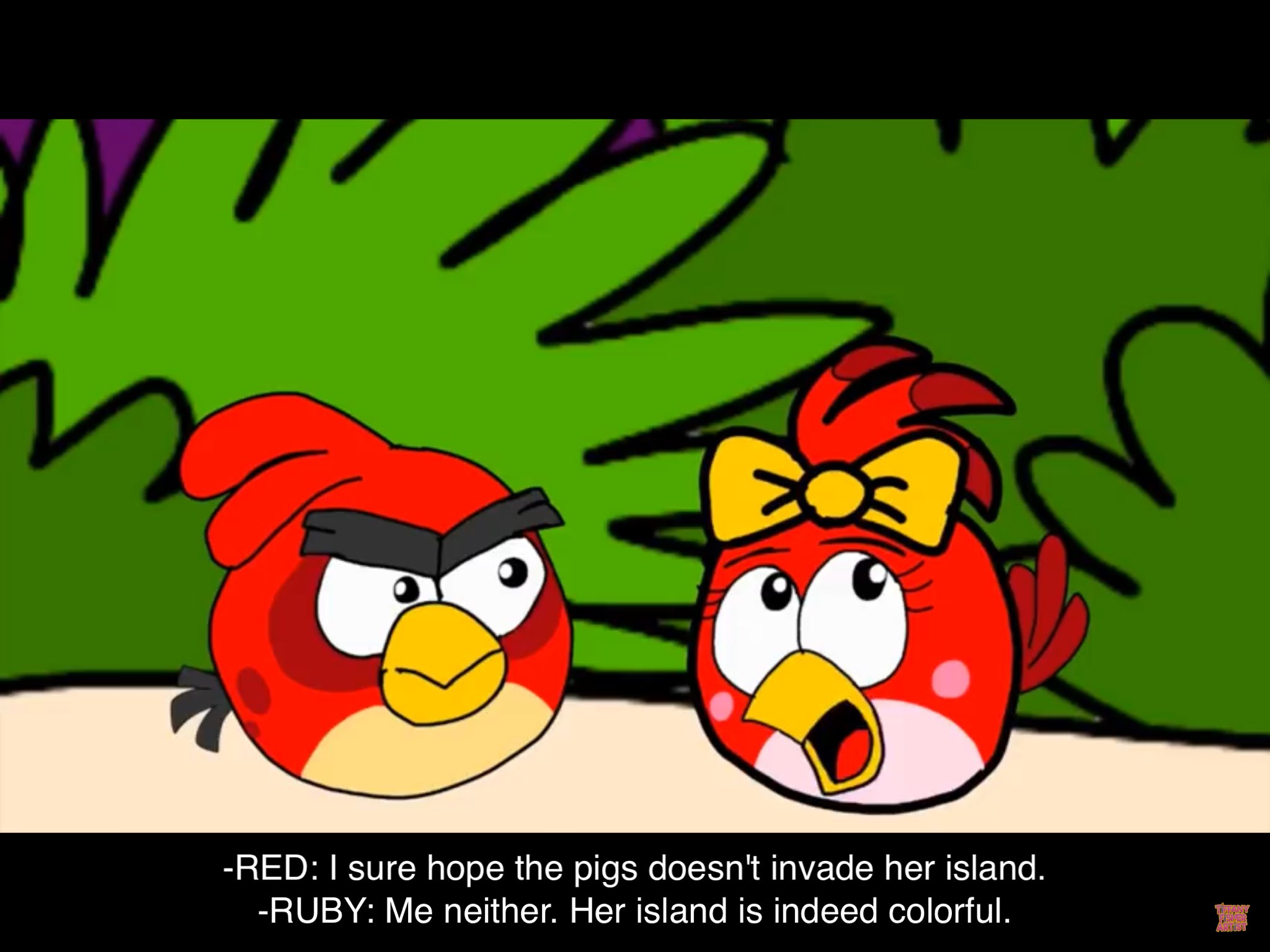Angry Birds Red And Ruby