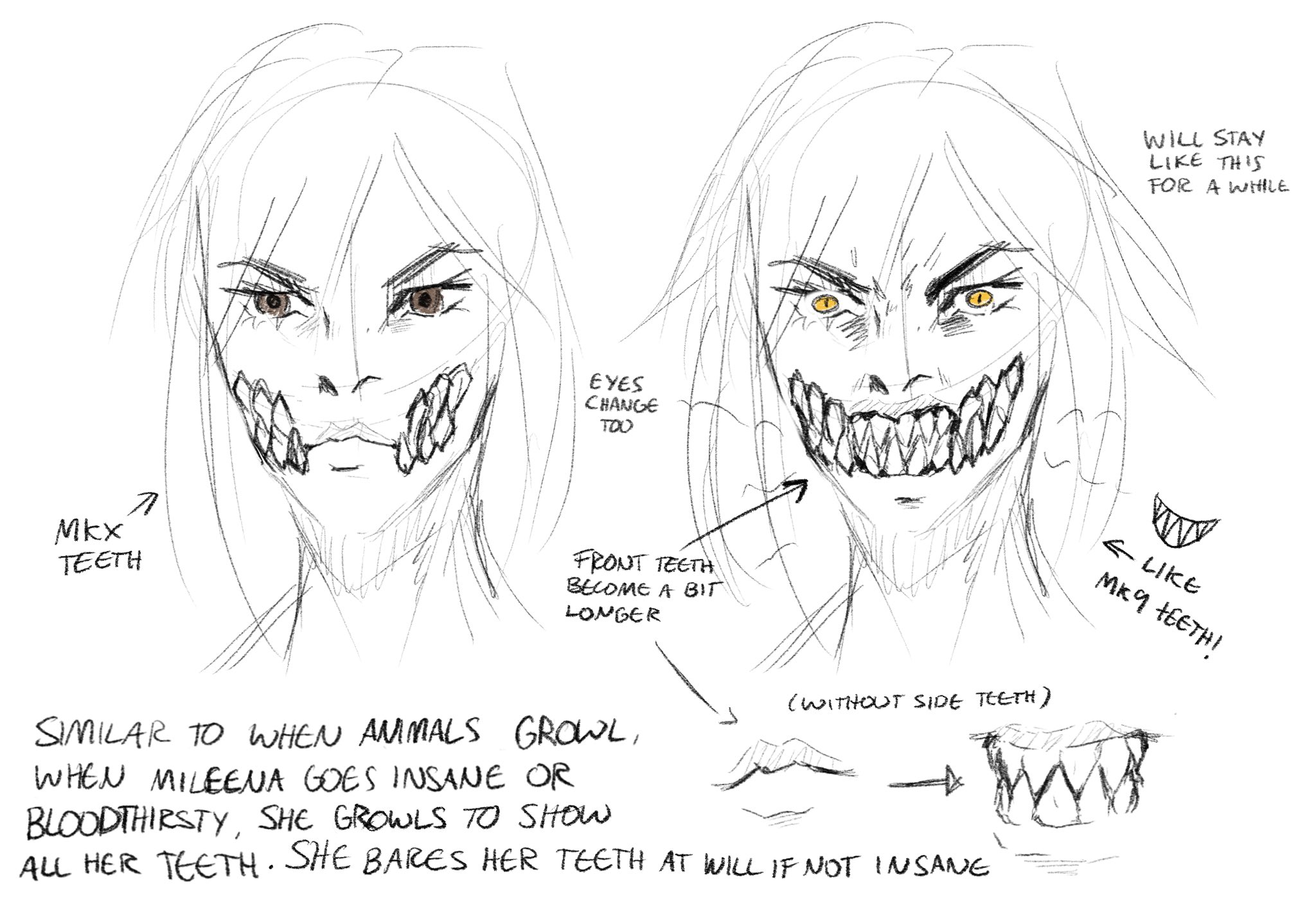 Mileena Teeth
