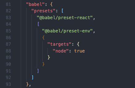 Liran Tal | Developer Security 💜 on Twitter: "Pretty simple, I just need a react preset and ...