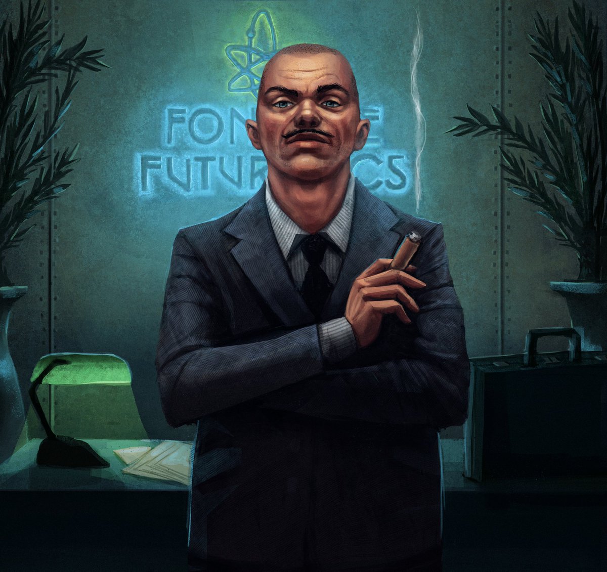 Bioshock Frank Fontaine Fan Art