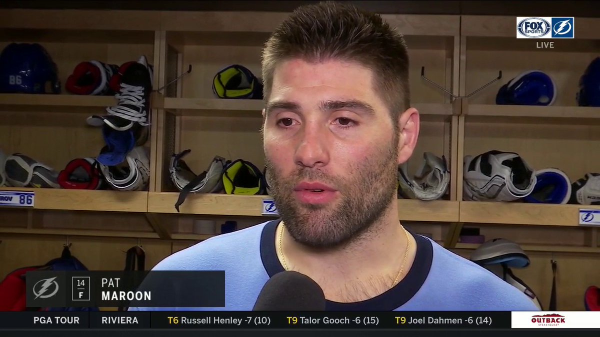 Pat Maroon gives his insight before the TBLightning vs Flyers game ...