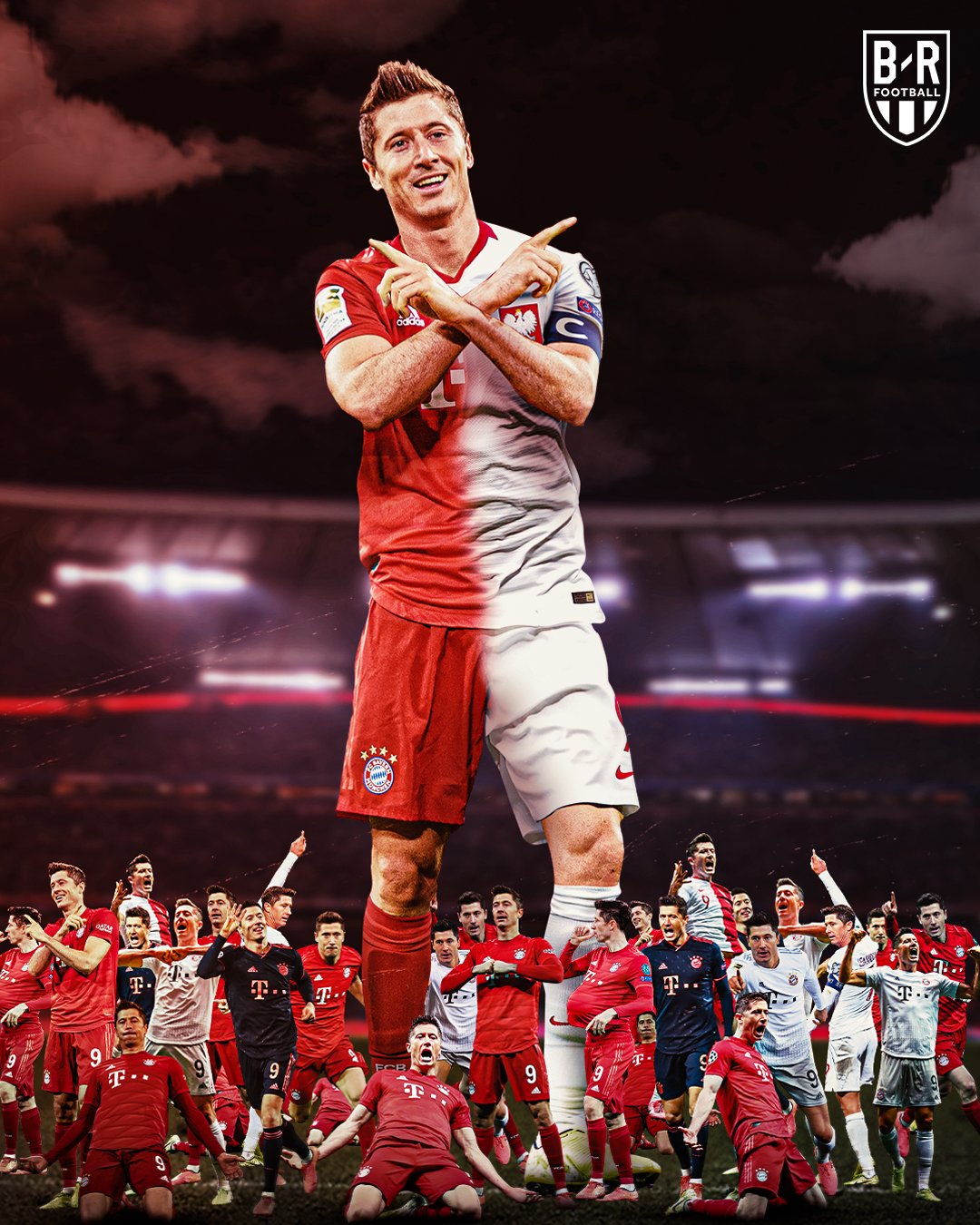 Robert Lewandowski Goal Celebration Robert Lewandowski's Goal