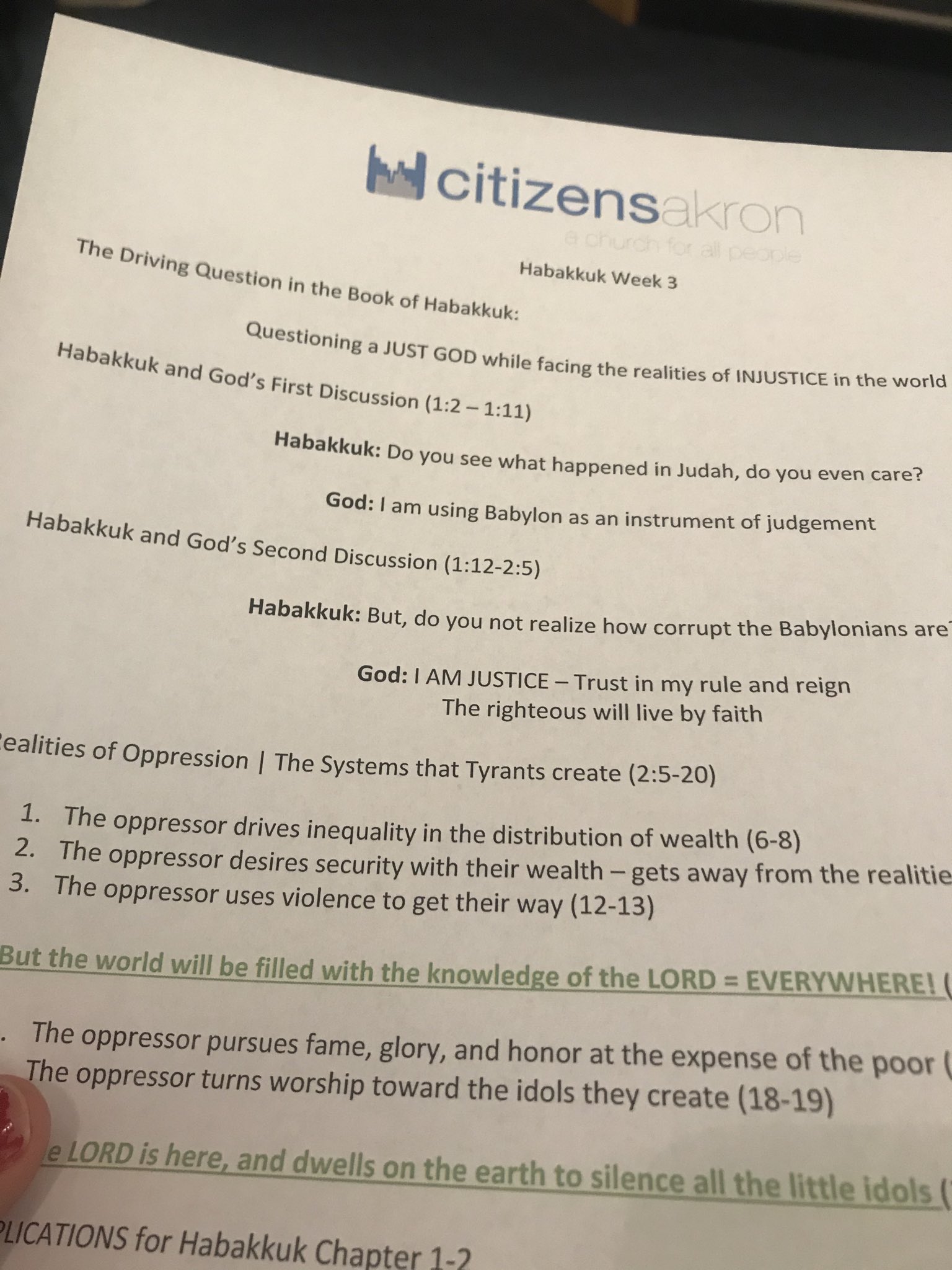Christy Staats on Twitter: "Loving our series in #Habakkuk right now @ #CitizensAkron…