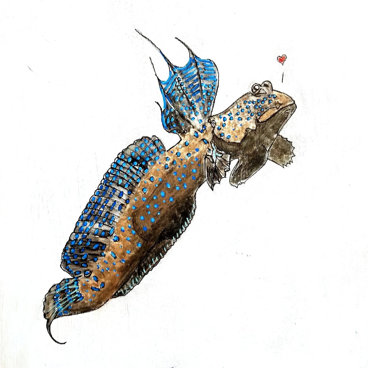 Blue Spotted Mudskipper