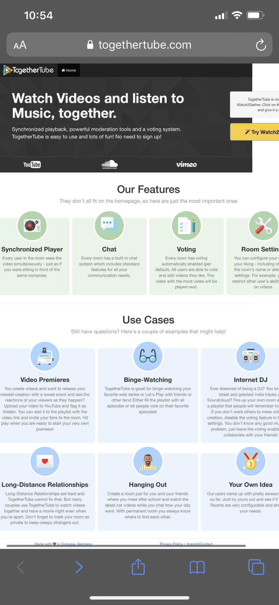 May Dhafer ̈ on Twitter: "ثالثاً : Watch2Gether بالمزامنة مع اصدقائك, استمع الى الموسيقى أو ...