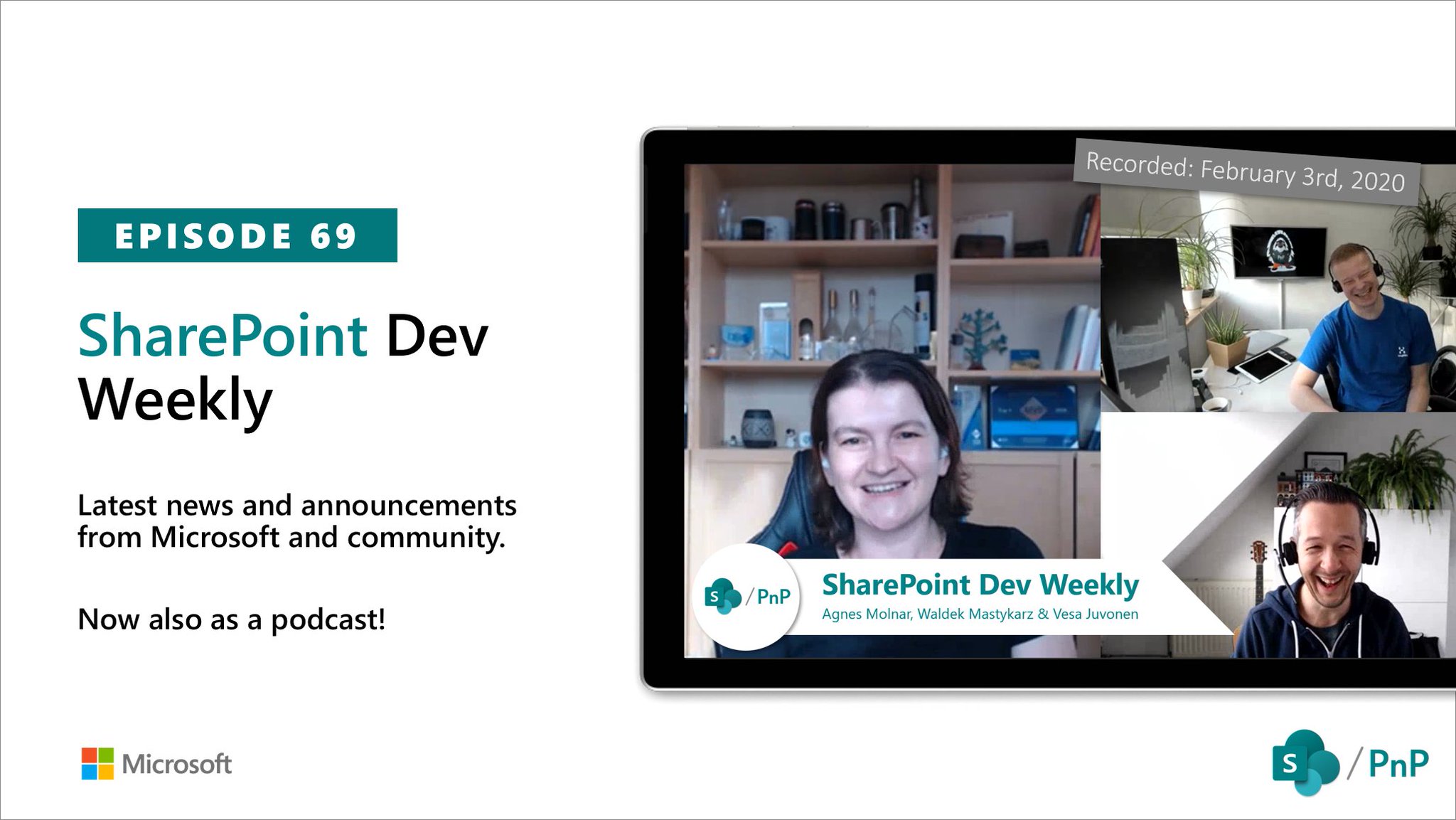 Microsoft 365 Developer on Twitter: "#SharePoint Dev Weekly - Episode 69 with @molnaragnes ...