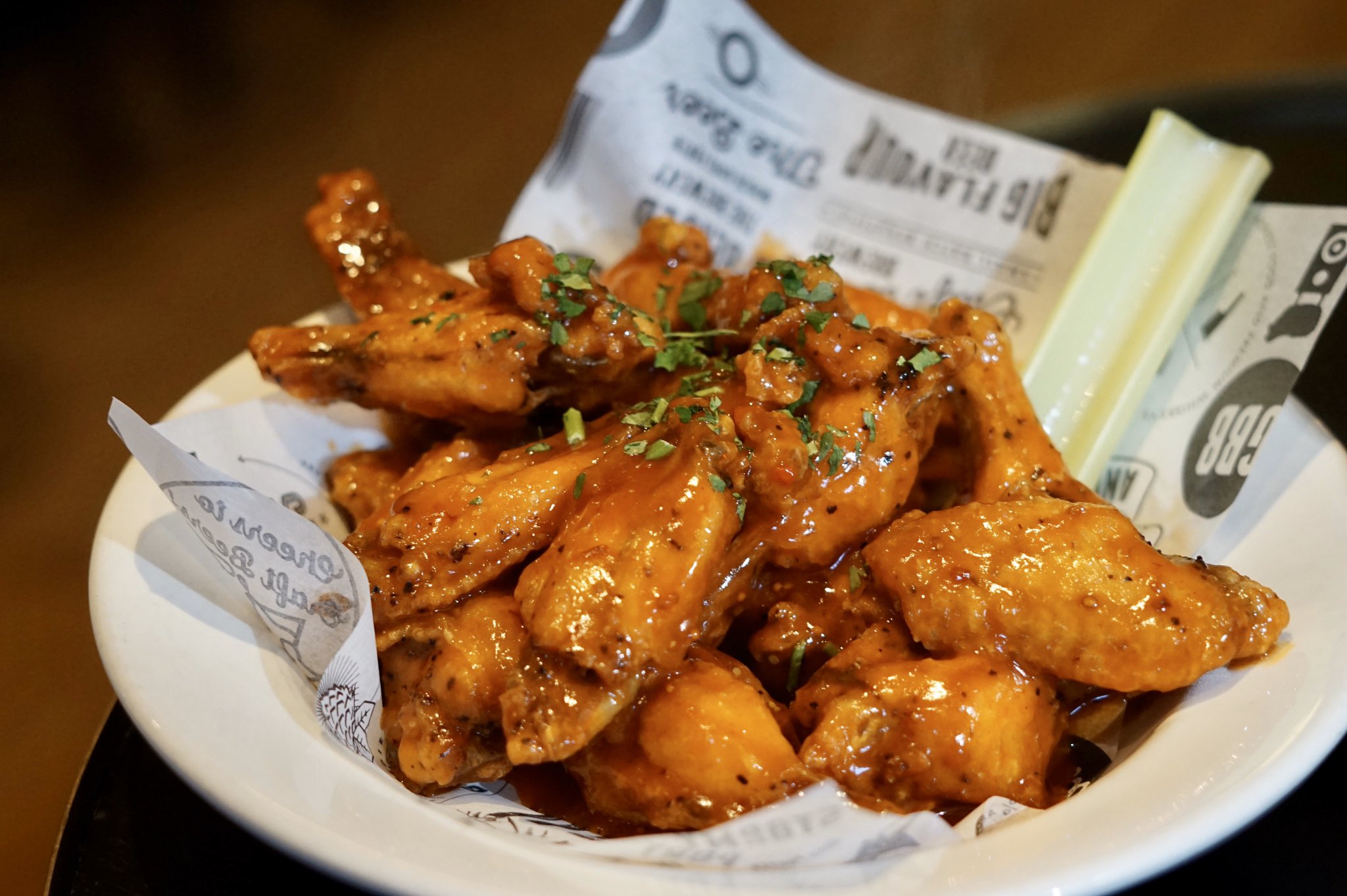 Wings And Bucket Of Beer