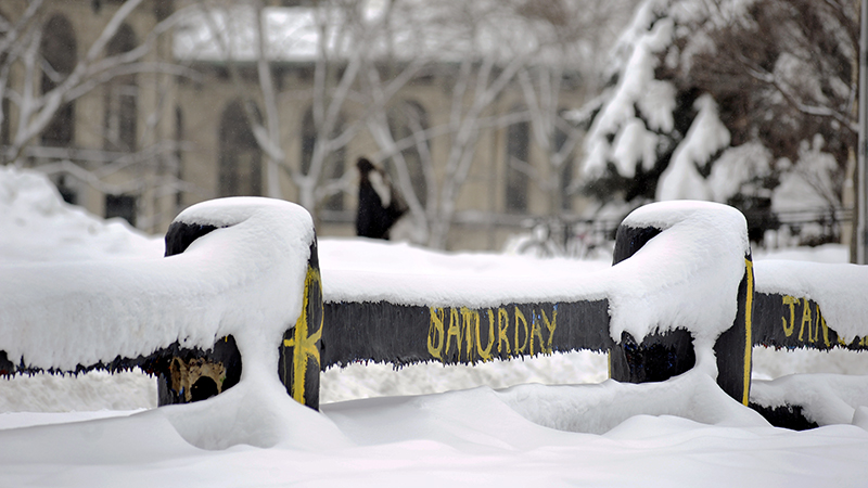 Carnegie Mellon Campus Winter