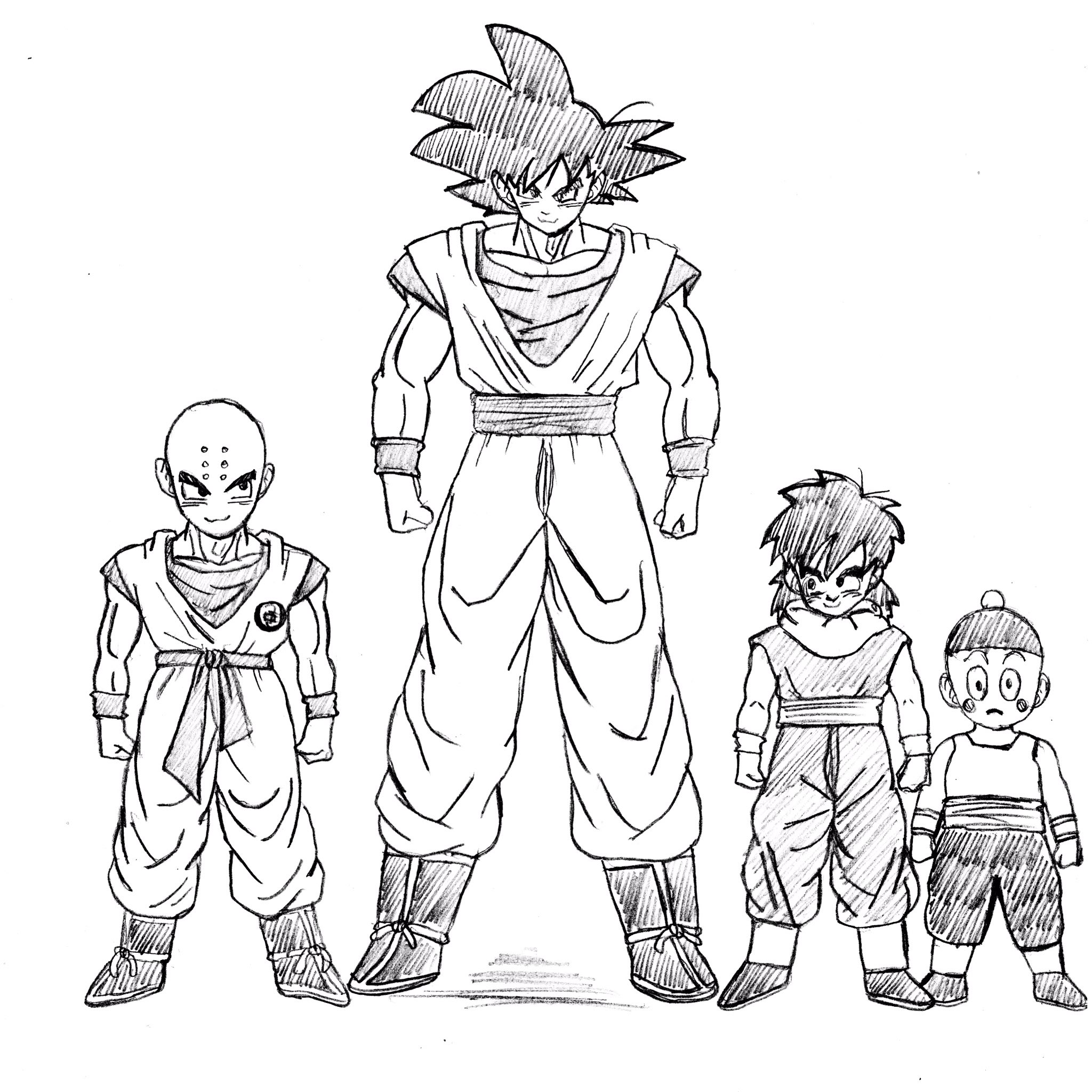 Dragon Ball Z Para Colorear Gohan