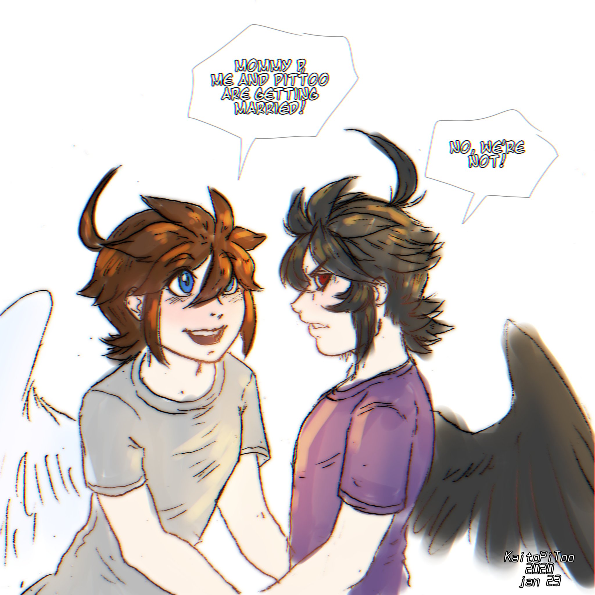 Kid Icarus Pit Drawing