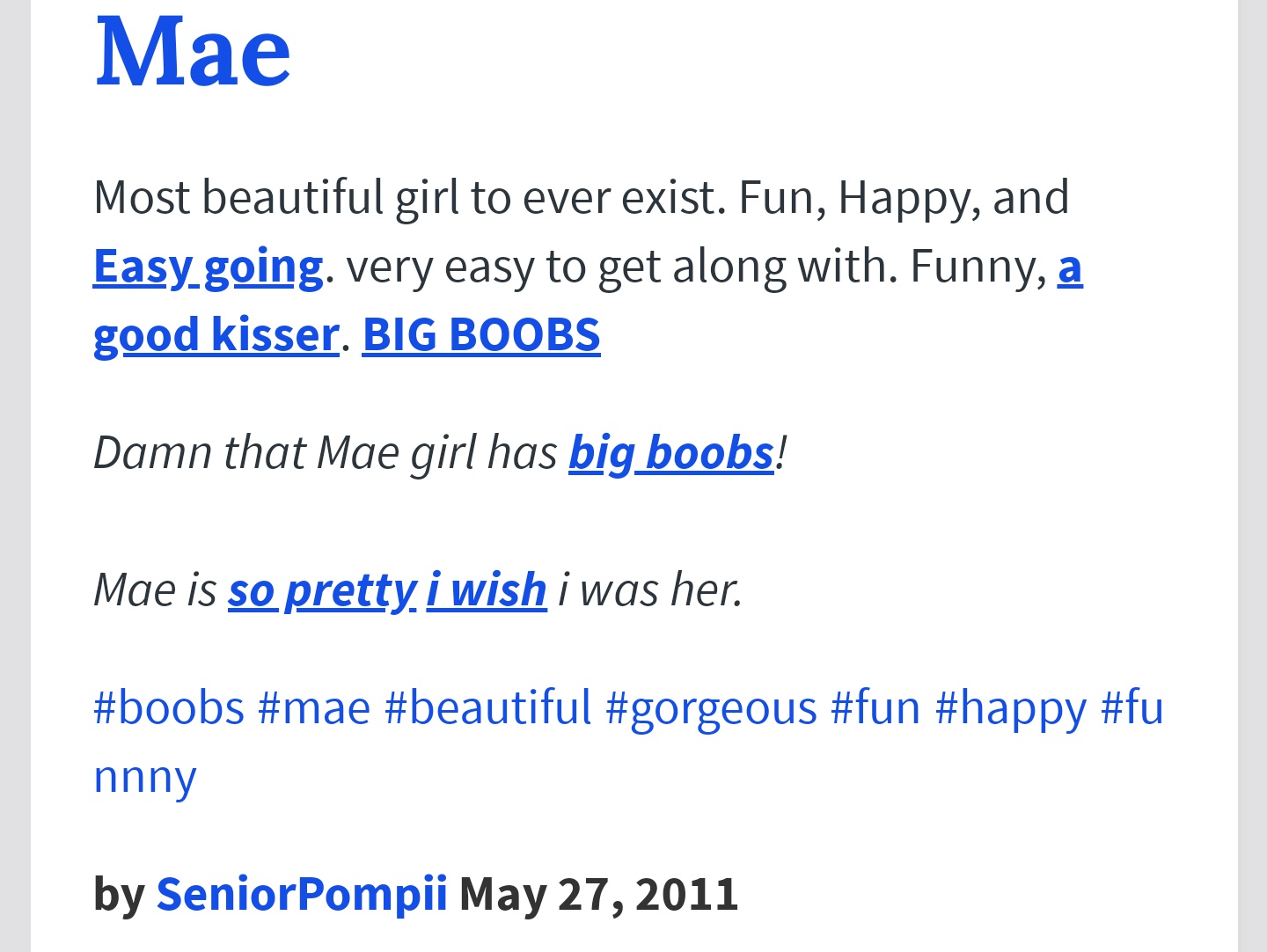 Urban Tyler In The Dictionary